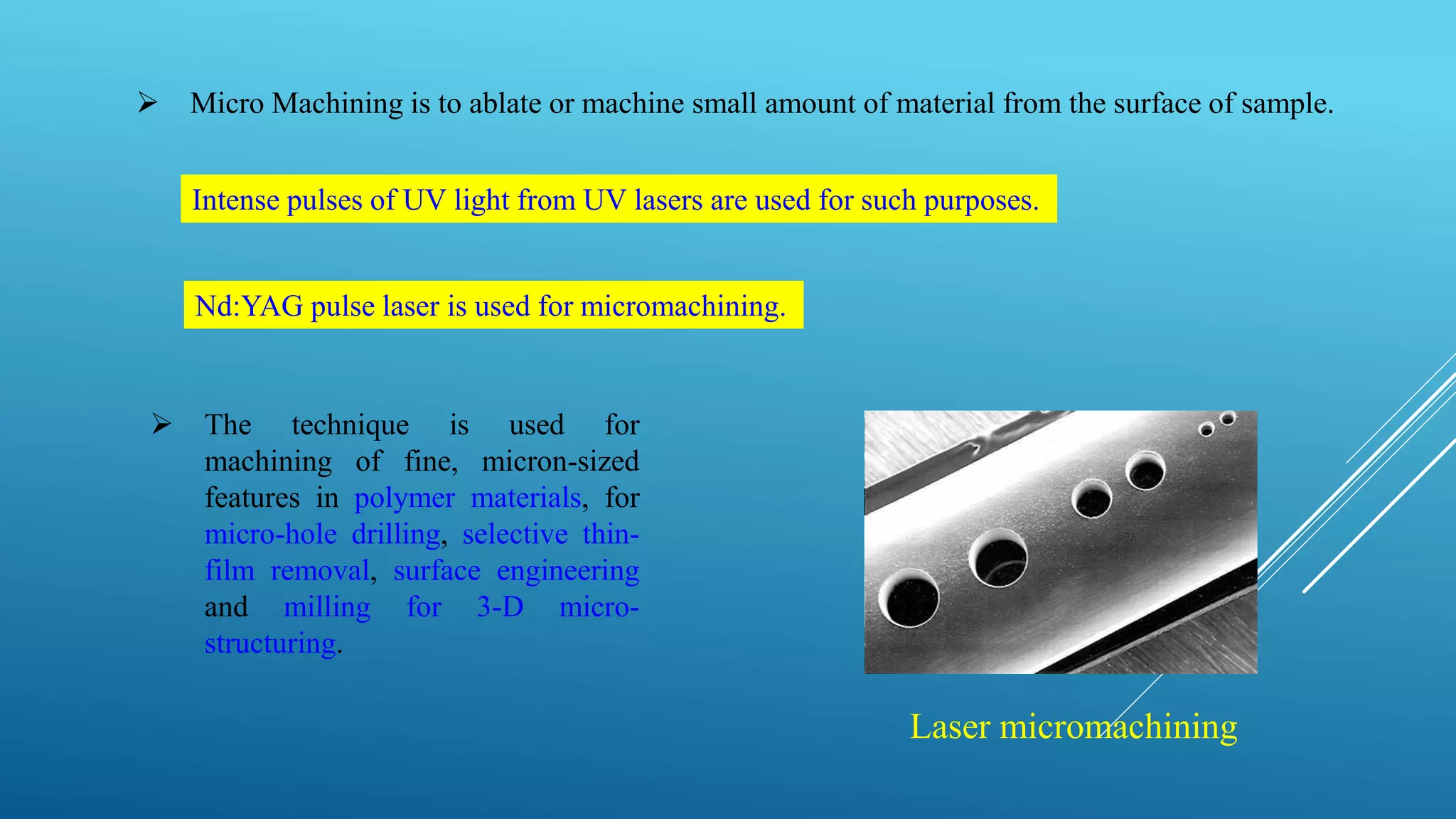 Laser Processing of Different materials and its application. | PPTX