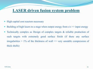 Laser cooling and fusion | PPTX