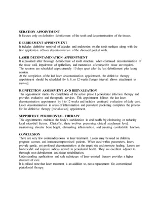 Laser assisted nonsurgical periodontal therapy a review (autosaved ...