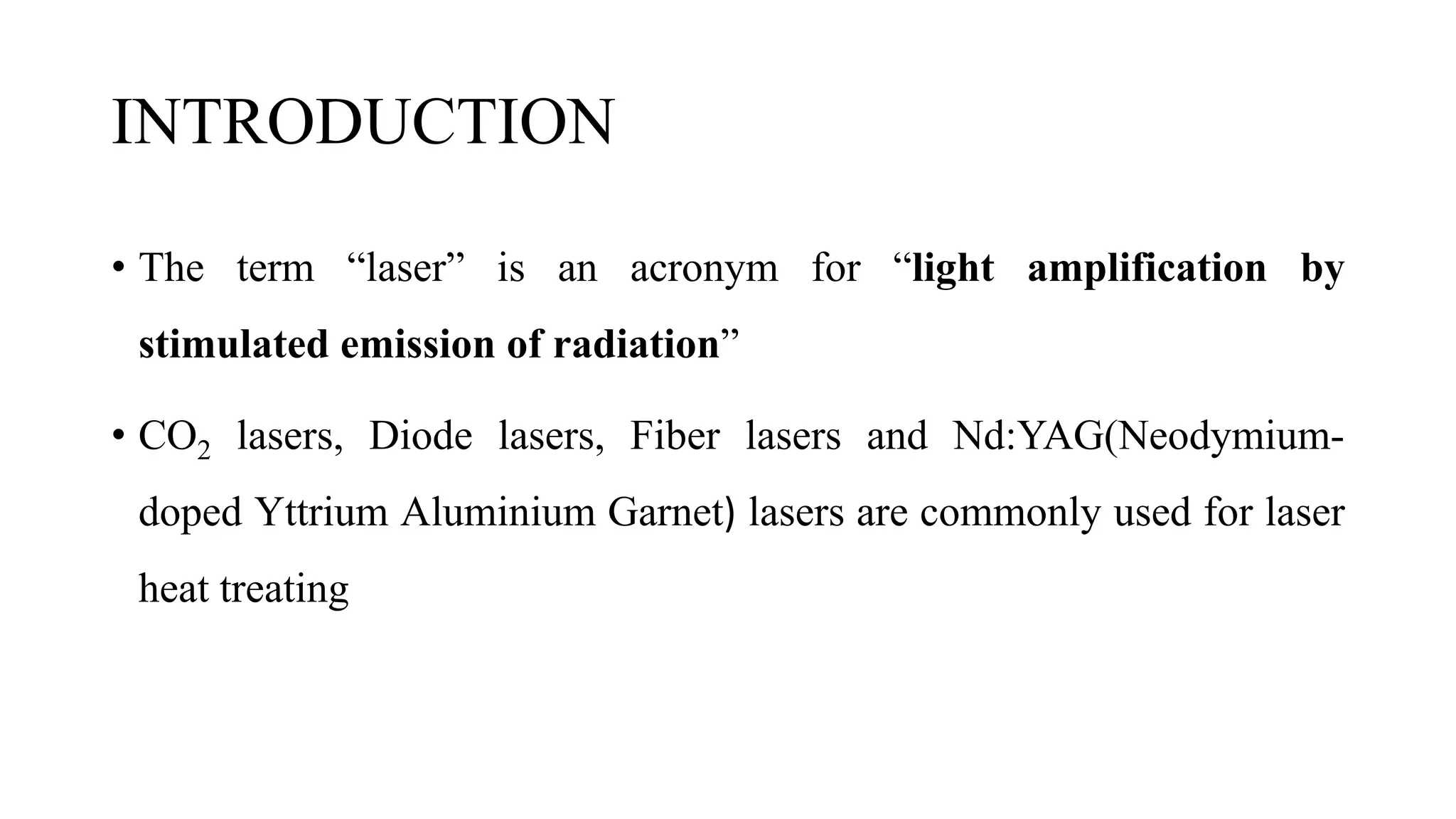 Laser beam hardening | PPT