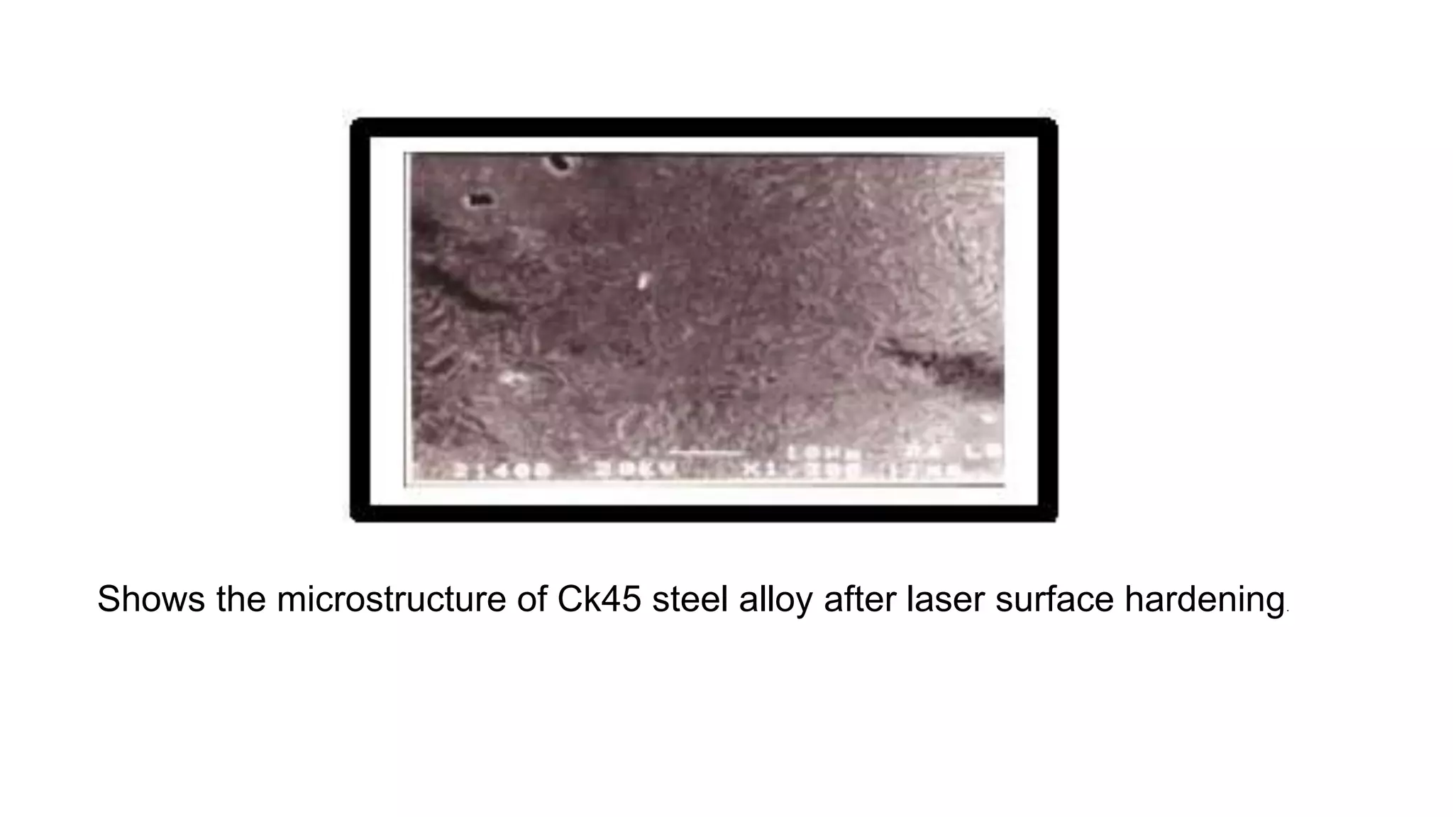 Laser beam hardening | PPT