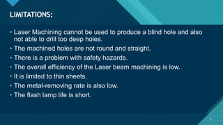 Laser beam machining | PPTX