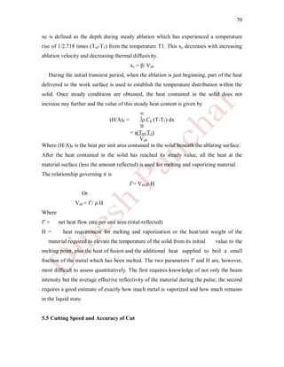 Laser Beam Machining (Modern Manufacturing Process) | PDF