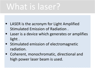 Laser beam machining By Nadeem Khan | PPTX | Chemistry | Science