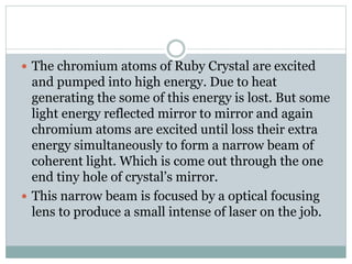 Laser beam welding | PPTX