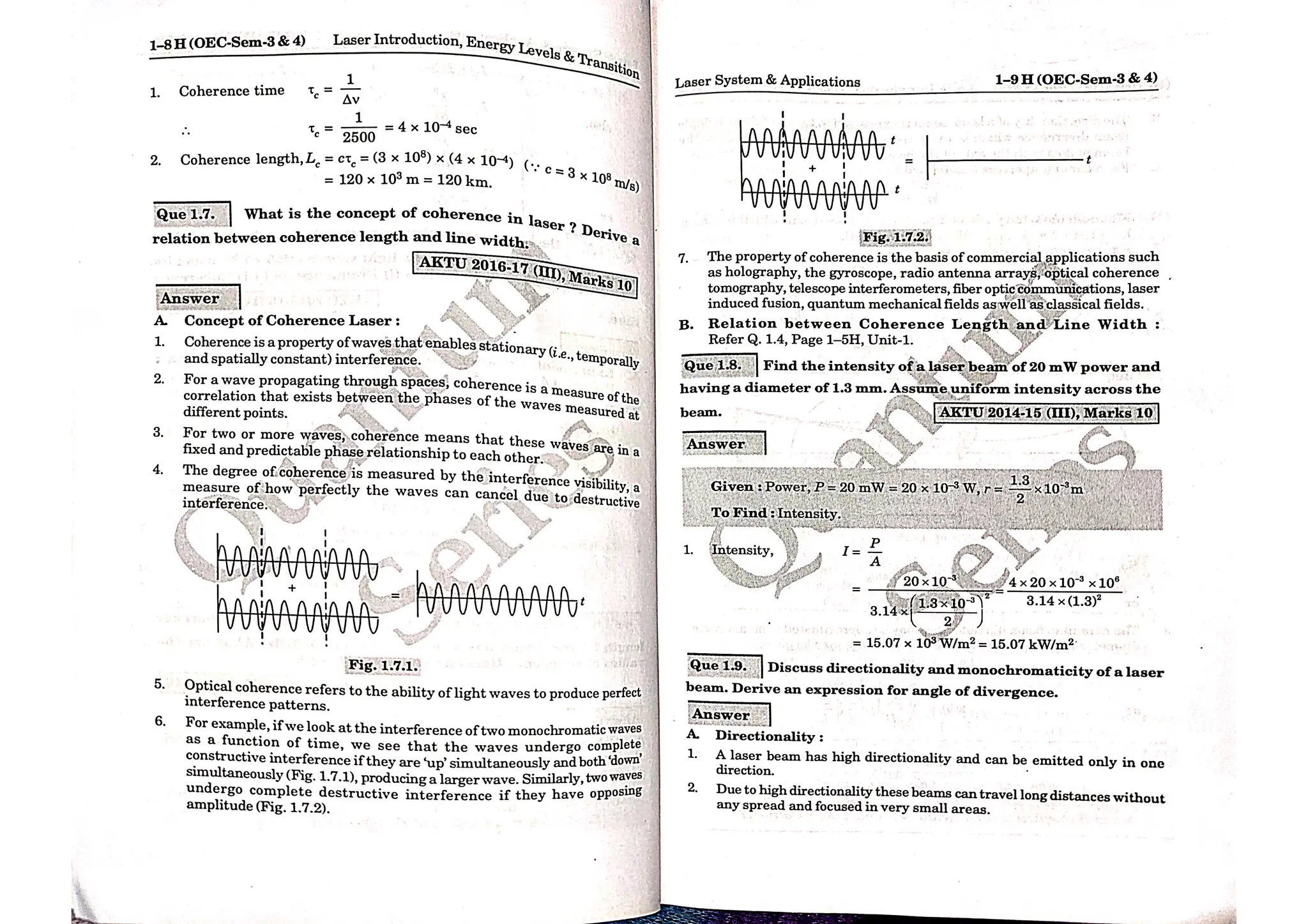Laser system and application BOE312 QUANTUM unit 1 and 2.pdf