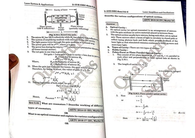 Laser system and application BOE312 QUANTUM unit 1 and 2.pdf