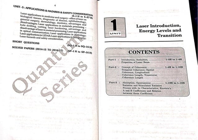 Laser system and application BOE312 QUANTUM unit 1 and 2.pdf