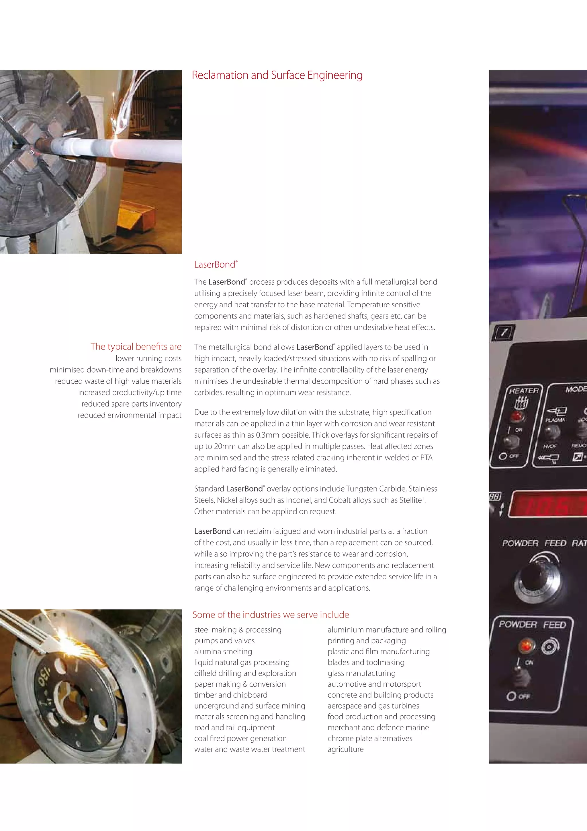 Laser Cladding and Thermal Spraying | PDF