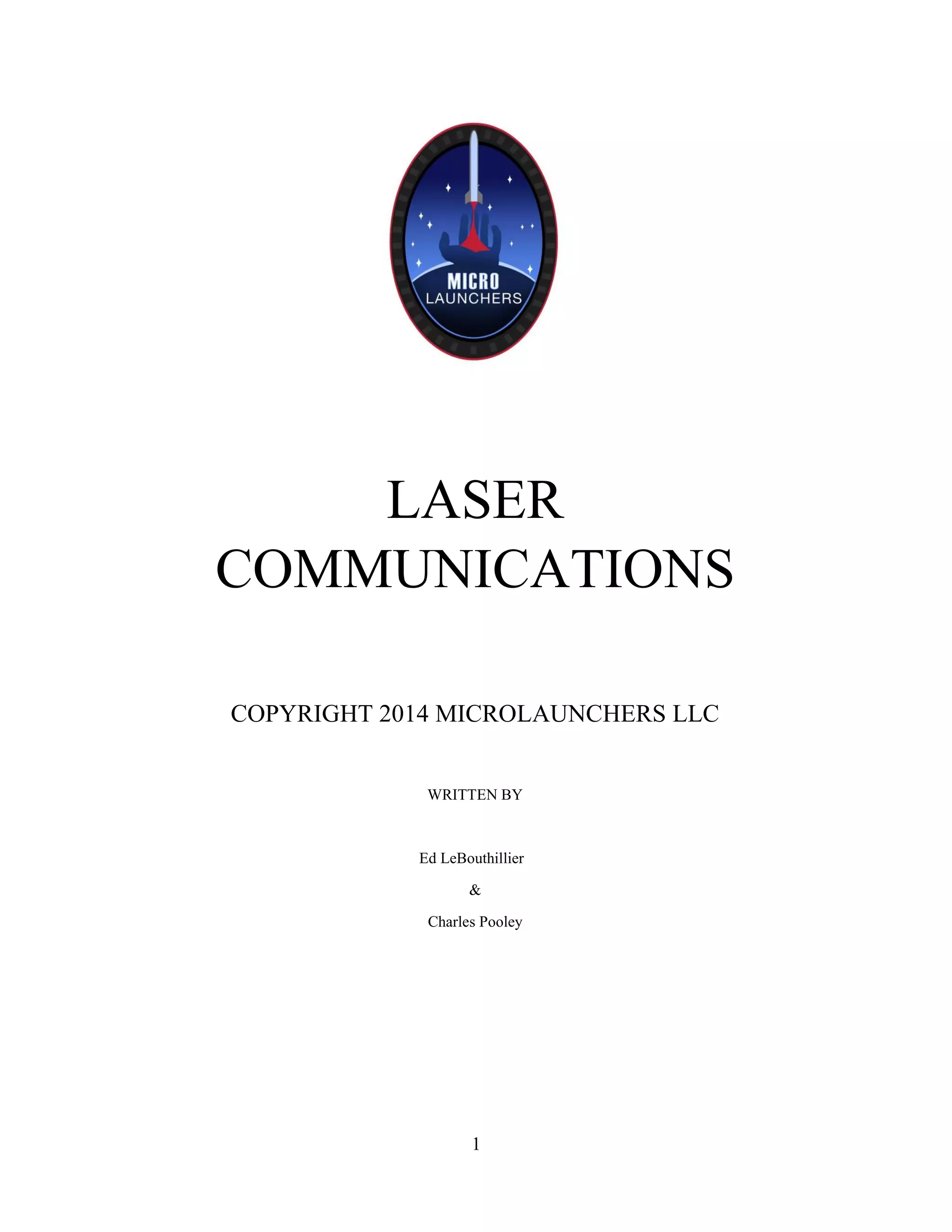 Laser Communications | PDF