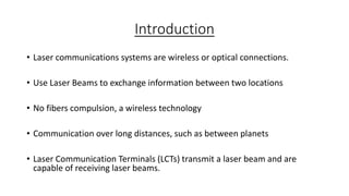 Laser communication | PPTX