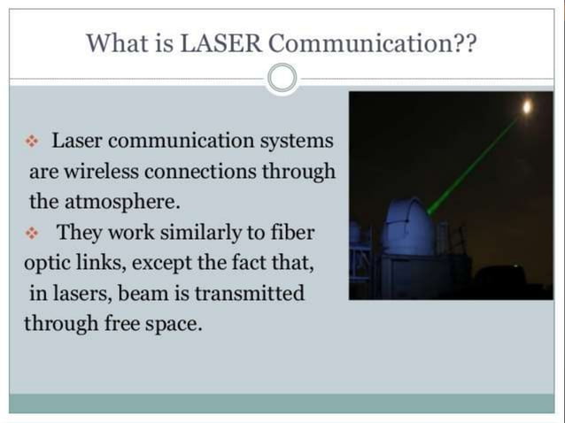 Laser communication | PPTX