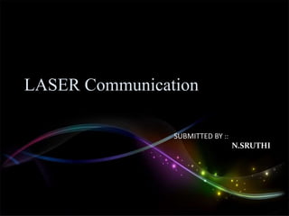 Laser communication | PPTX