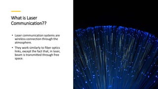 laser communication for college presentation for student | PPT