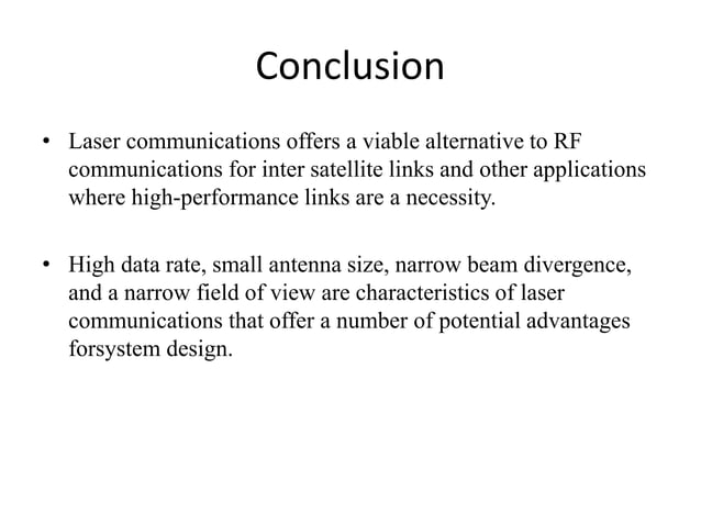 Laser communications ppt | PPTX