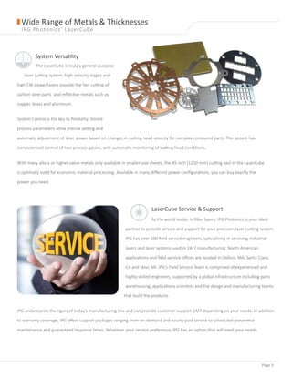 IPG Photonics’ LaserCube | PDF
