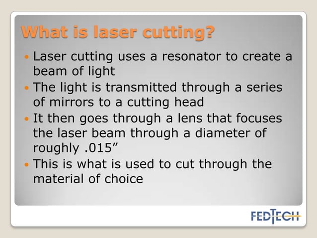 All About Laser Cutting | PPTX | Science