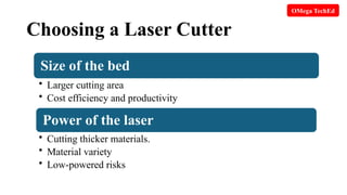 Laser Cutting, Choosing a laser cutter, Software, Hinges and joints. | PPT