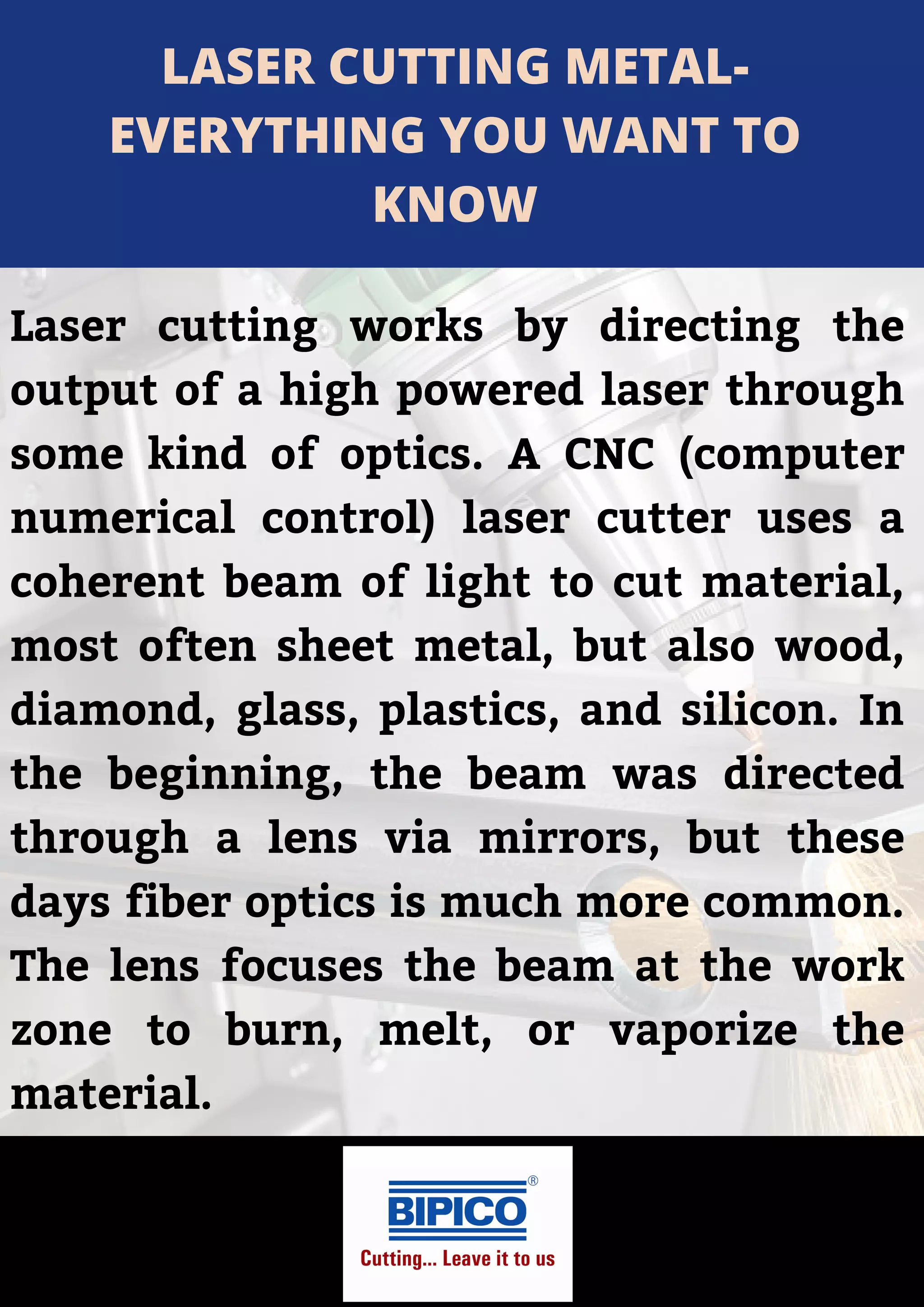 Laser cutting metal everything you want to know | PDF