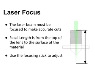 Lasercutting notes slideshow | PPTX