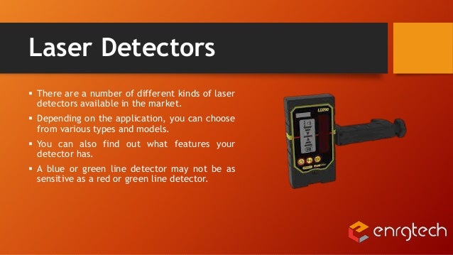 Laser detectors | PPTX