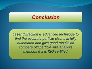 Laser diffrection | PPTX