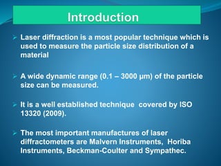 Laser diffrection | PPTX