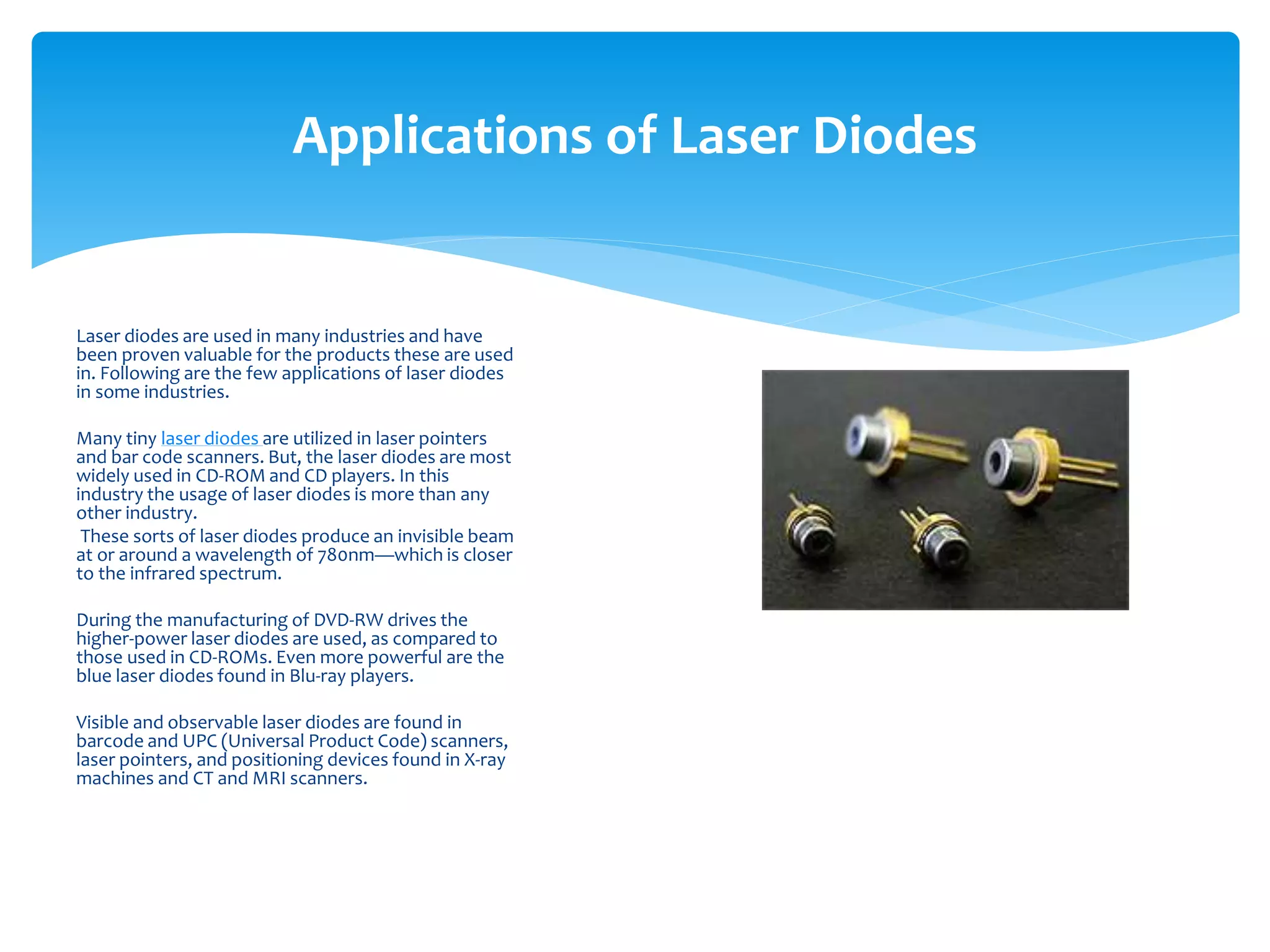 Laser diode | PPTX