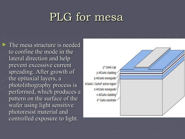 LASER diode fabrication @ SSPL,DRDO | PPT
