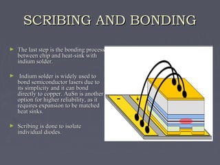 LASER diode fabrication @ SSPL,DRDO | PPT
