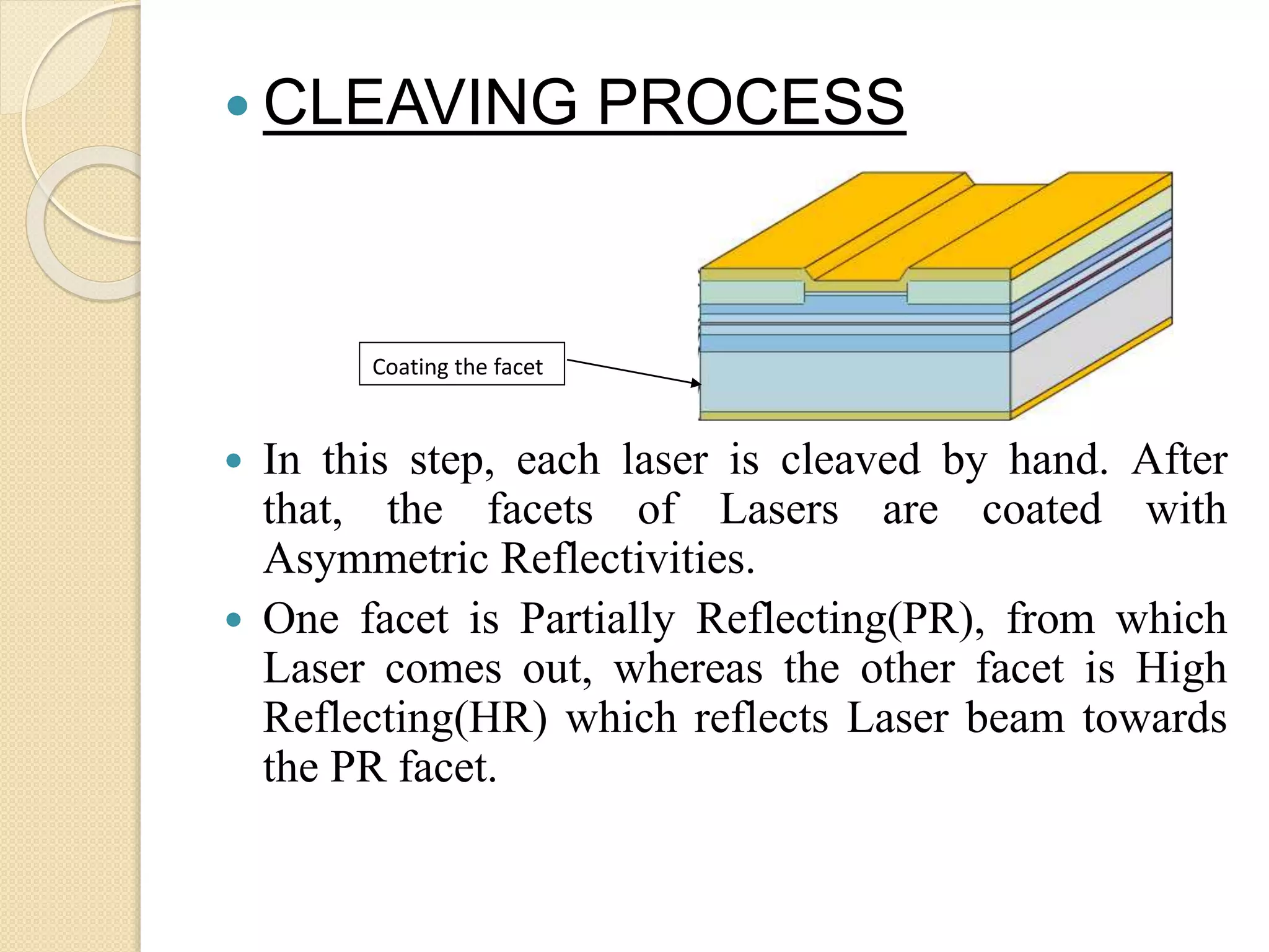 Laser diode fabrication | PPTX