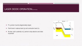 Laser diodes | PPTX