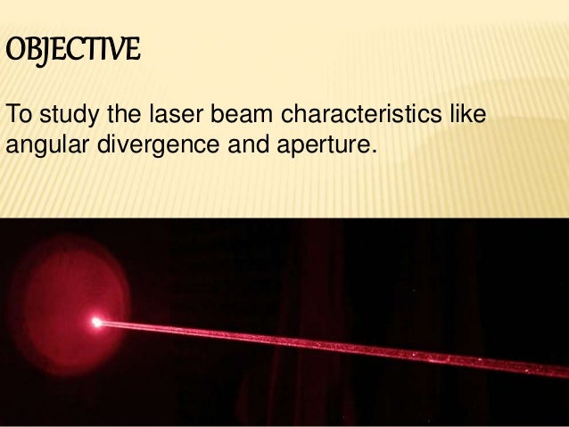 laser beam characteristics
