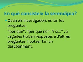 La Serendipia PPTX