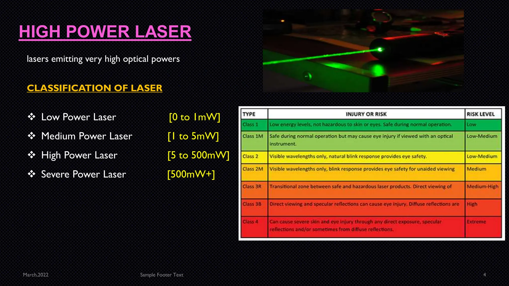 LASER ENERGY WEAPON PPT FOR SEMINAR PRESENTATION | PDF