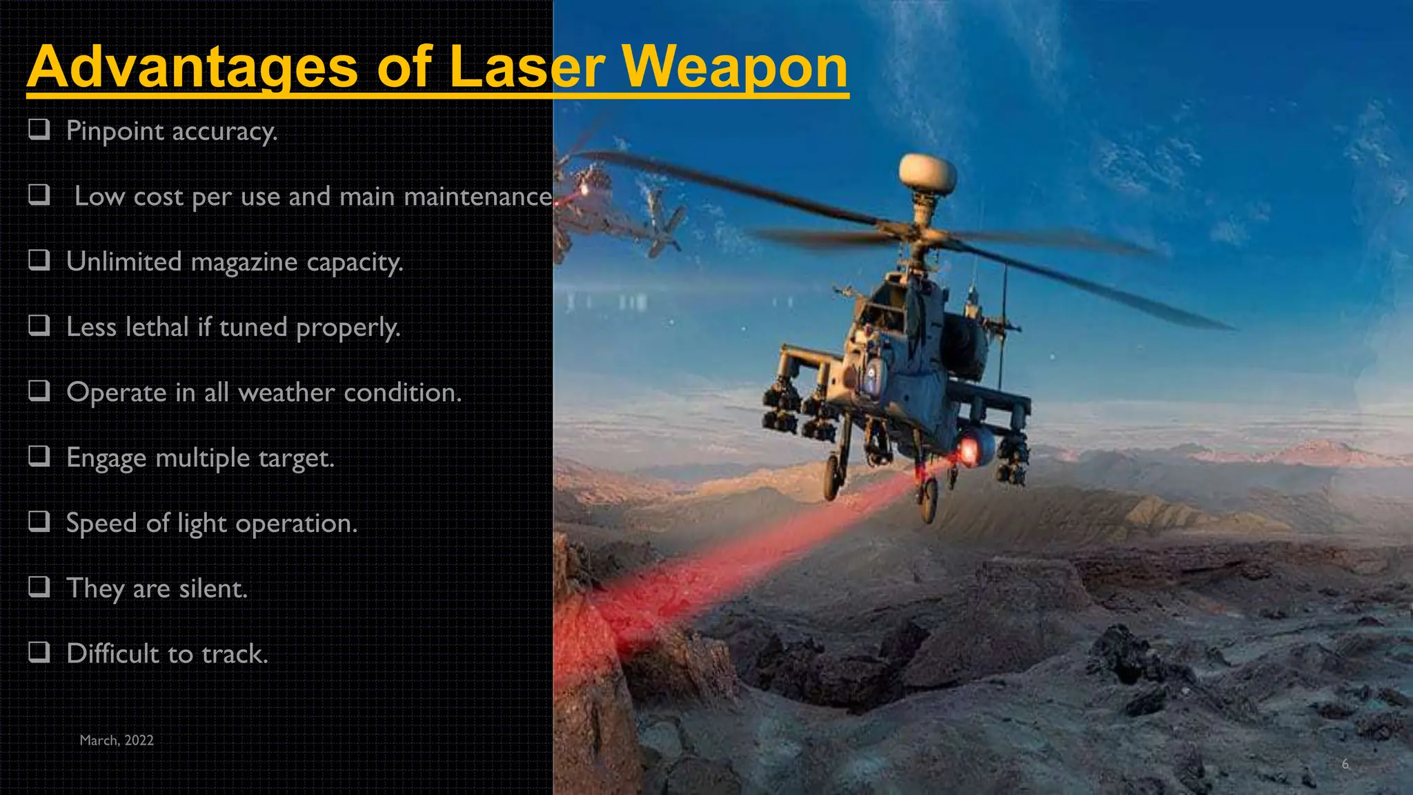 LASER ENERGY WEAPON PPT FOR SEMINAR PRESENTATION | PDF