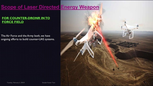 LASER ENERGY WEAPON PPT FOR SEMINAR PRESENTATION | PDF