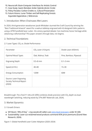 Laser Engraving Wood Projects Synergizing Sustainable Manufacturing, Neural Interfaces, and ...