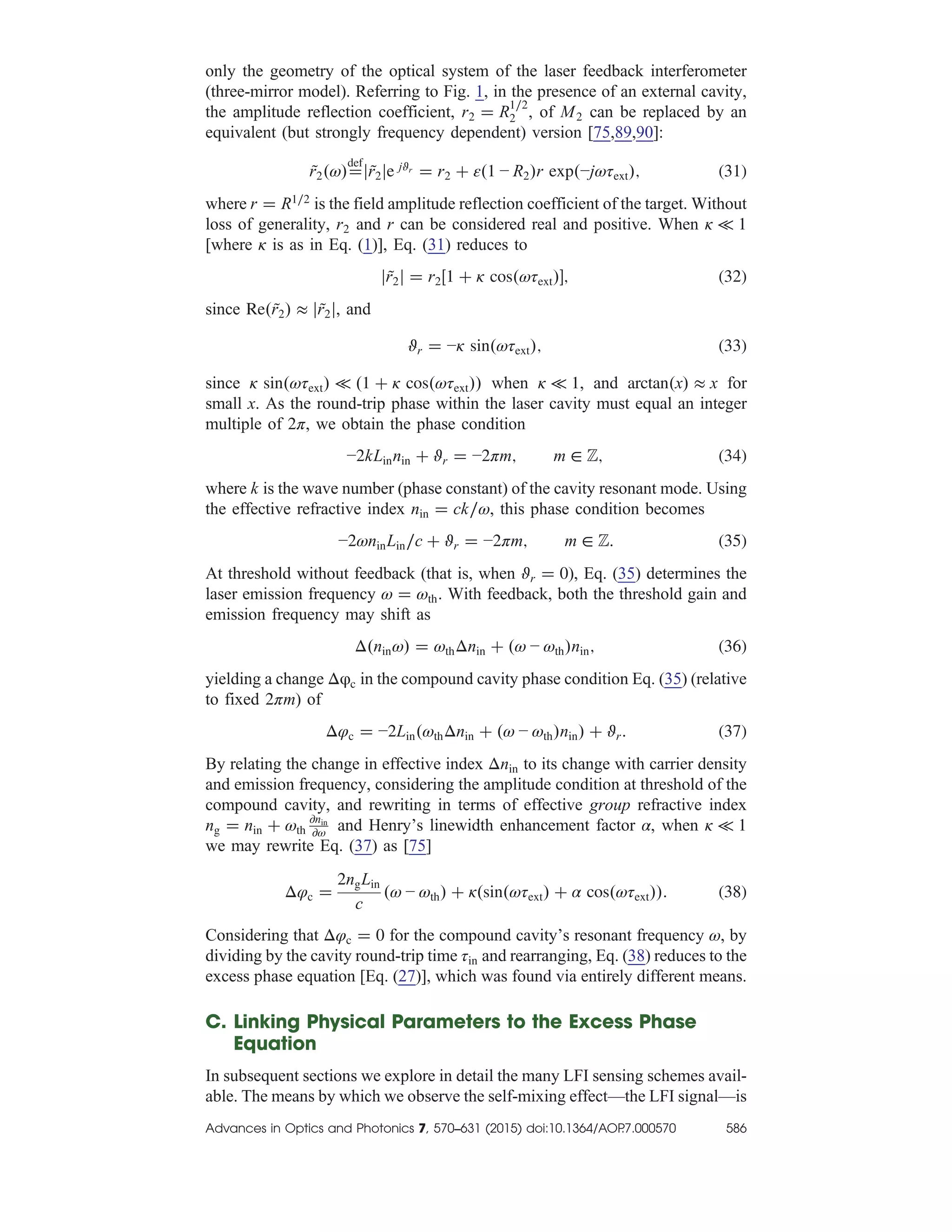 Laser feedback interferometry.pdf