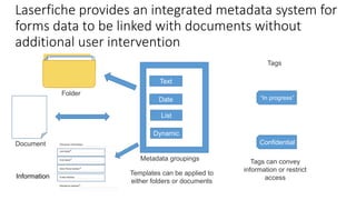 Laserfiche10 highlights- how the new features can benefit your mobile and workflow strategy | PPT