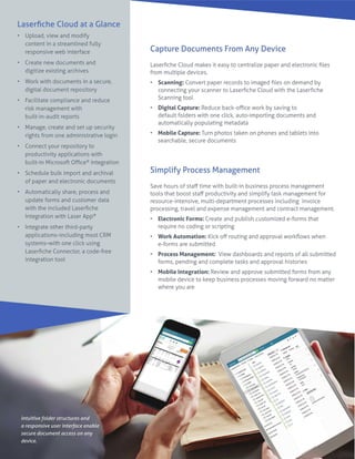 Laserfiche cloud factsheet | PDF