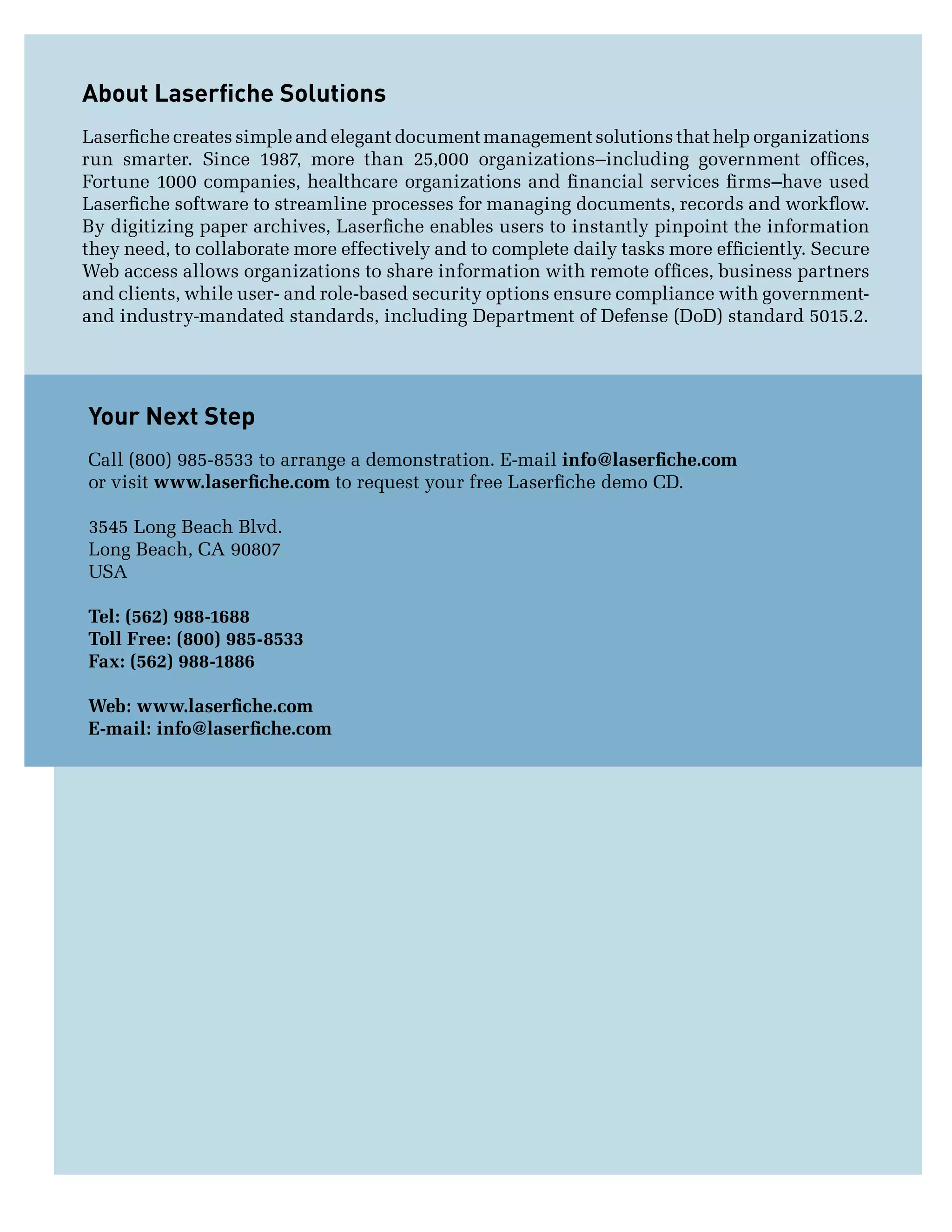 Laserfiche document management solutions | PDF