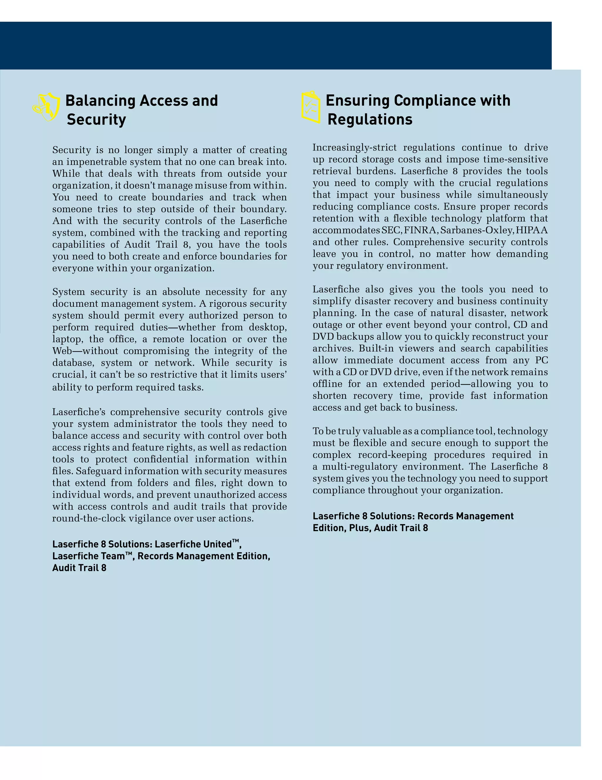 Laserfiche document management solutions | PDF