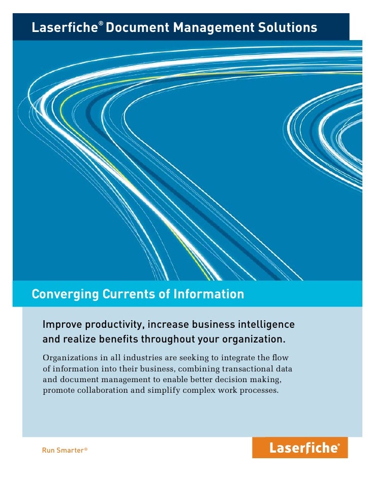 Laserfiche document management solutions