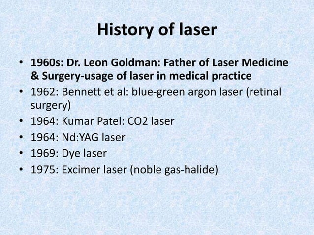 BASICS OF LASER AND IT'S USE IN DERMATOLOGY | PPTX