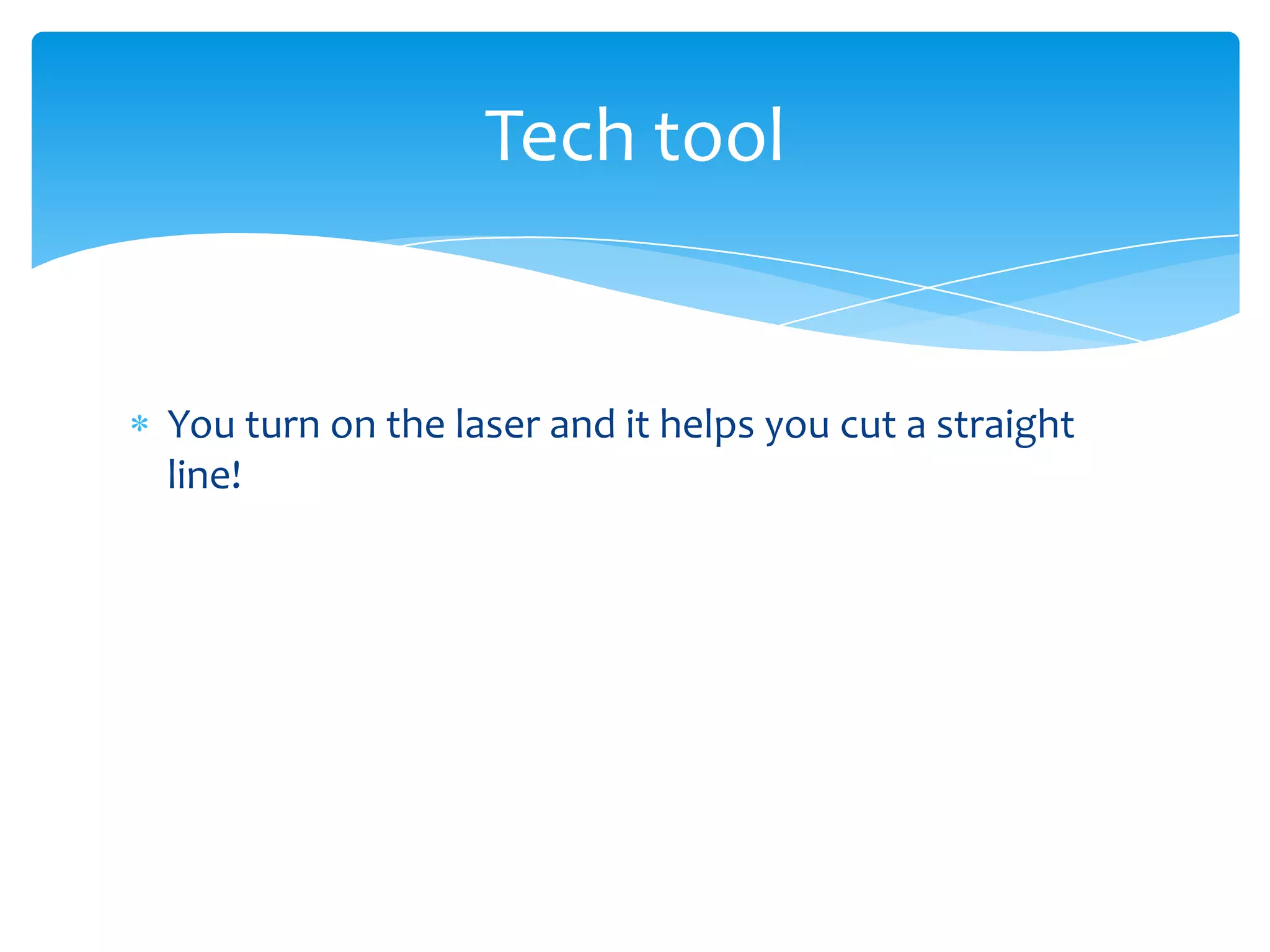 Laser guided scissors | PPTX
