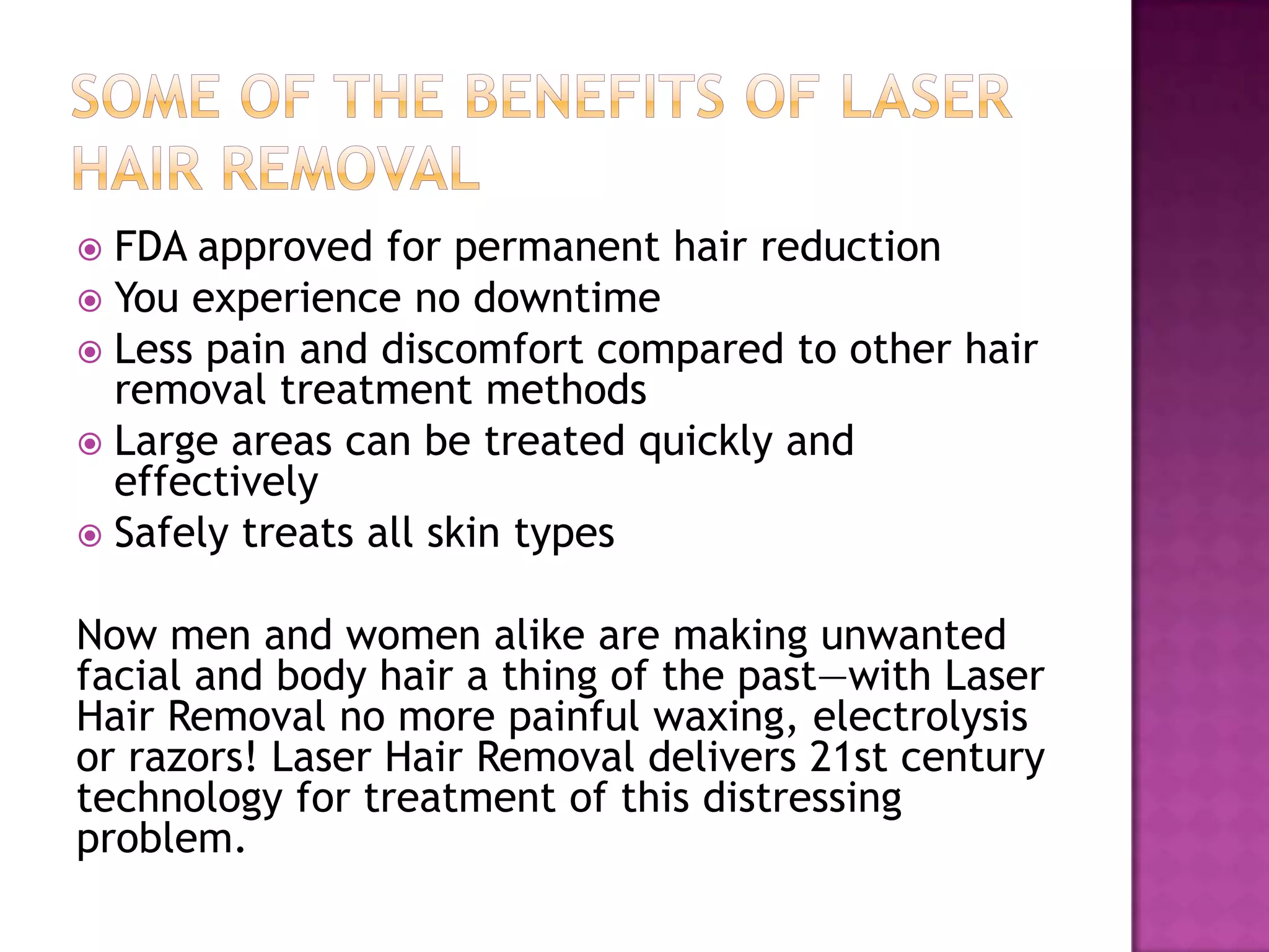 Laser Hair Removal | PPTX