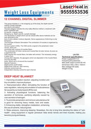 Body Care Machines and Laser Hair Removal Equipment By Laser Heal | PDF