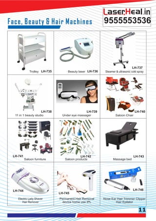 Body Care Machines and Laser Hair Removal Equipment By LaserHeal | PDF