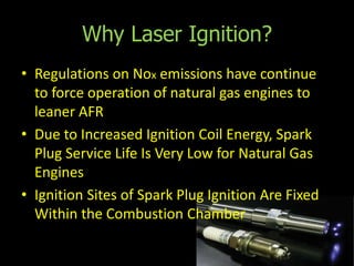 Laser ignition in IC Engines | PPT